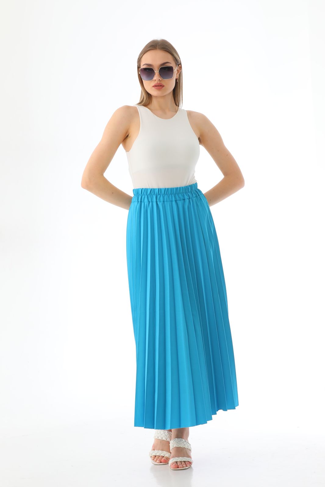 plain plessite skirt – MARVELLA By RASHA