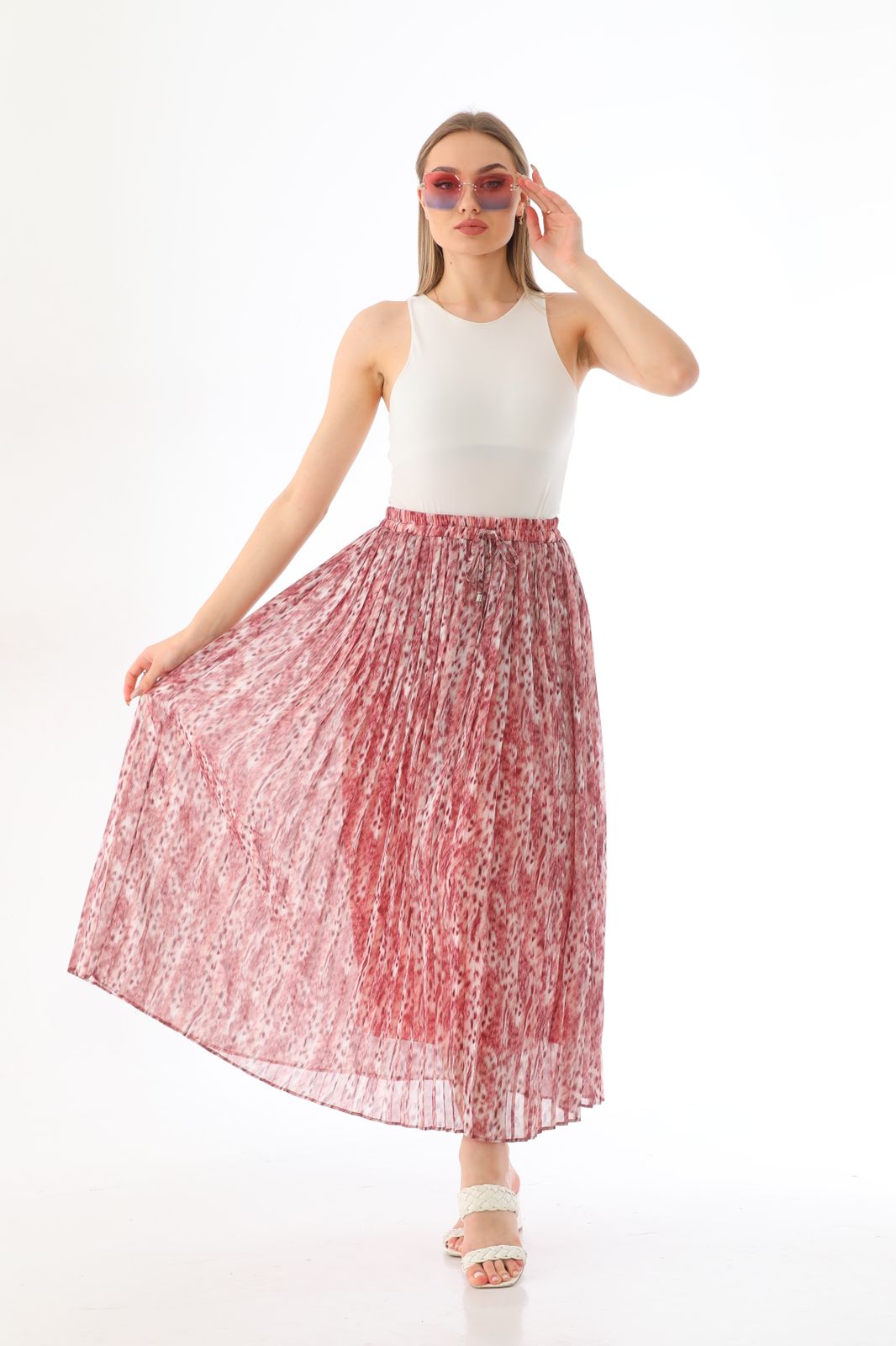 printed plessite skirt – MARVELLA By RASHA